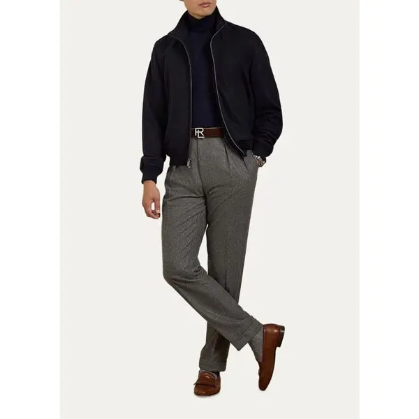Ralph Lauren Purple Label Double-face Cashmere Full-zip Jacket
