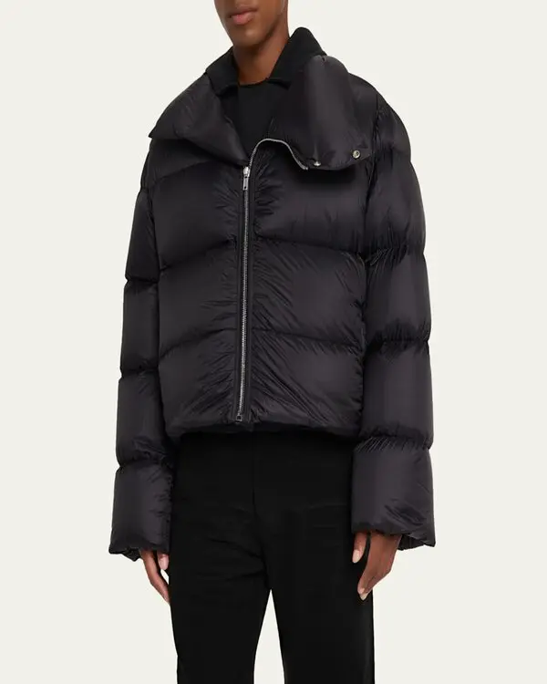 Rick Owens Nylon Cropped Puffer Jacket