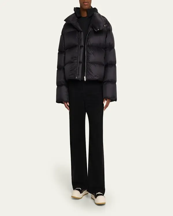 Rick Owens Nylon Cropped Puffer Jacket