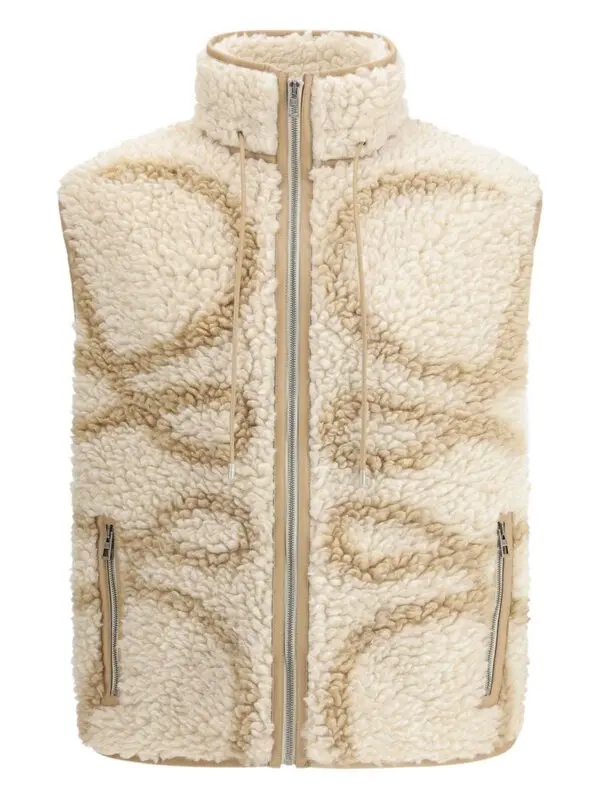 Loewe Anagram Wool Vest - Beige