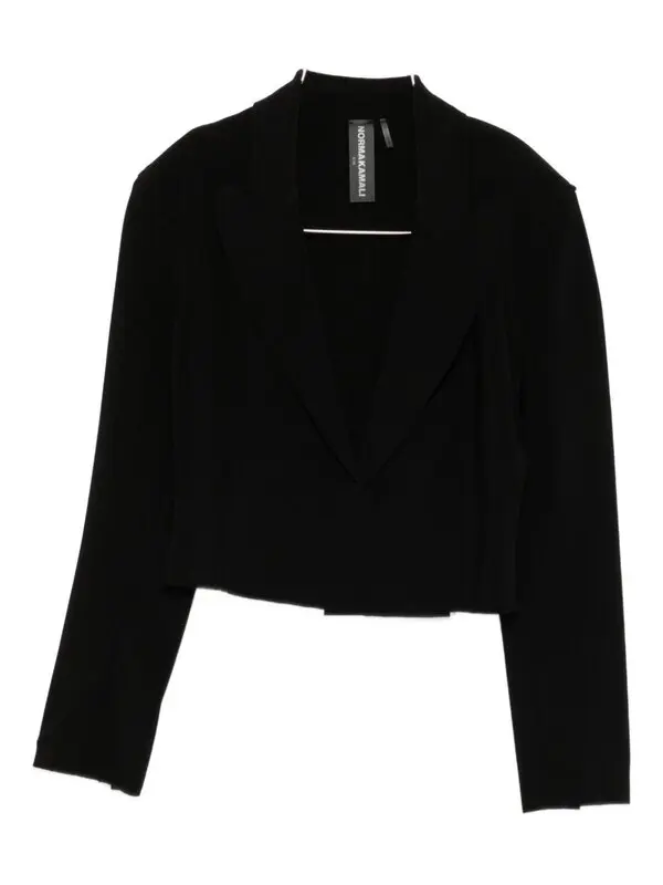 Norma Kamali Single-breasted Cropped Jacket
