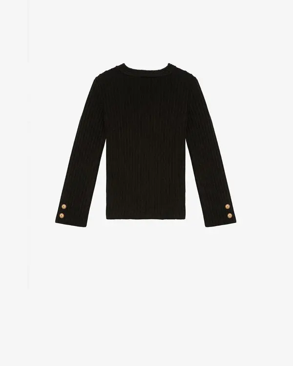 Isabel Marant Dixie Wool Sweater - Black