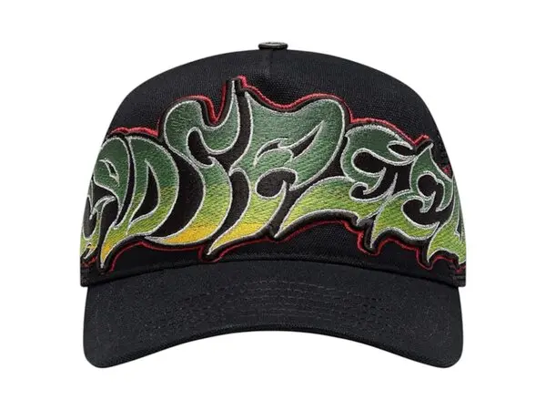 GODSPEED Gs Neo Trucker Hat - Black/yellow/red