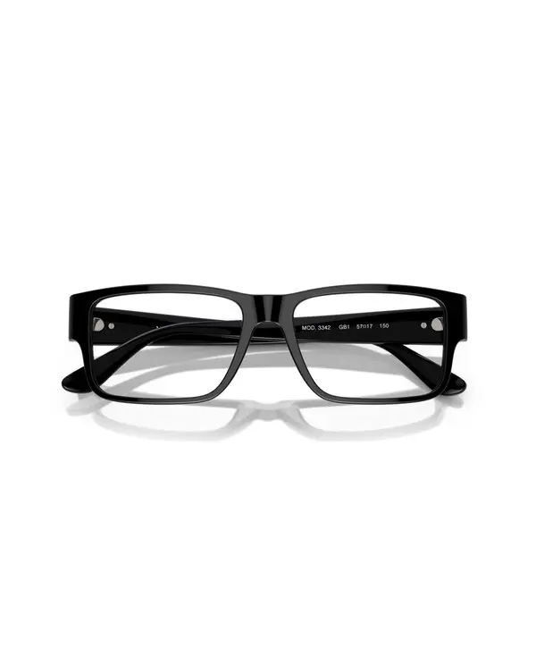 Versace Full Rim Rectangle Eyeglasses