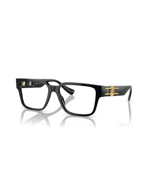 Versace Rectangle Eyeglasses - Black