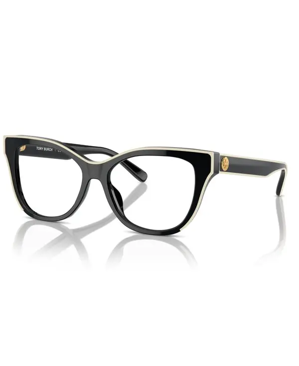Tory Burch Polarized Eyeglasses - Black,ivory