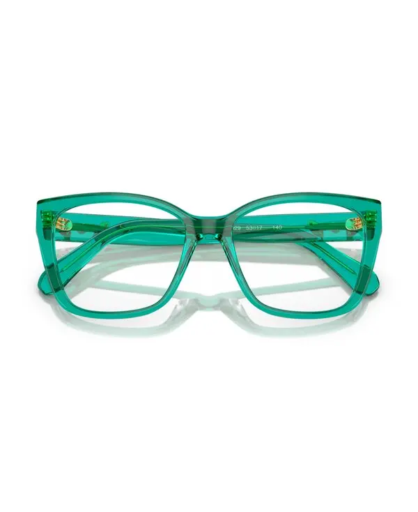 SWAROVSKI Eyeglasses With Strass Detailing - Crystal Green
