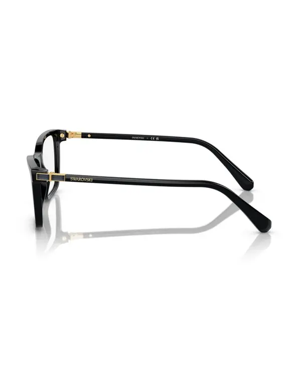 SWAROVSKI Rectangle Eyeglasses - Black