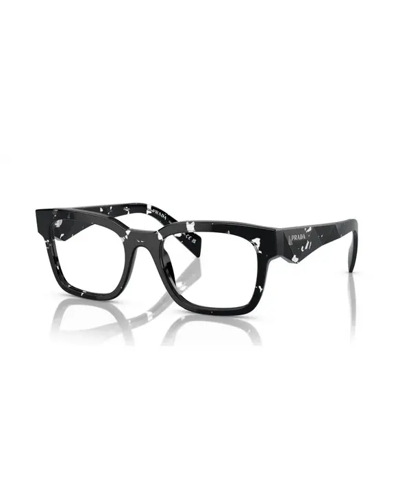 Prada Pr A10v Eyeglasses - Havana Black Transparent