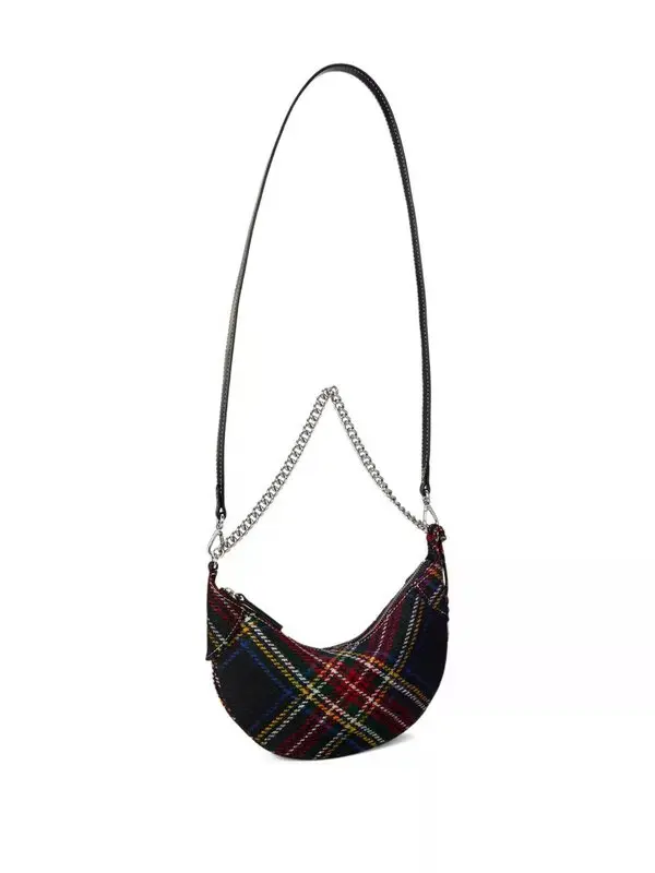 Polo Ralph Lauren Mini Polo Id Tartan Chain Crossbody Bag