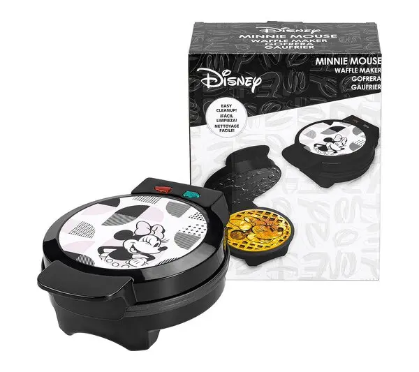 UNCANNY BRANDS Disney Minnie Mouse Waffle Maker