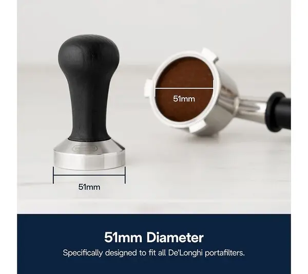 DE'LONGHI 51mm Coffee Tamper