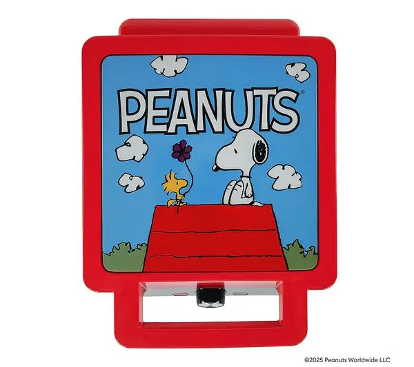 UNCANNY BRANDS Peanuts Deluxe Waffle Maker - One-color