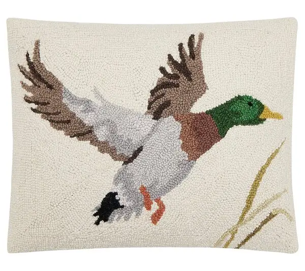 MAKERS COLLECTIVE Camp Wandawega Mallard Wool H Ook Pillow - One-color