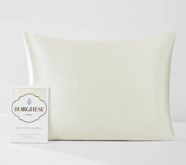 BORGHESE Roma Luxe 100% Silk King Pillowcase