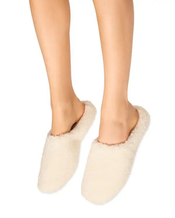 Eberjey Fleece Slippers - Ivory