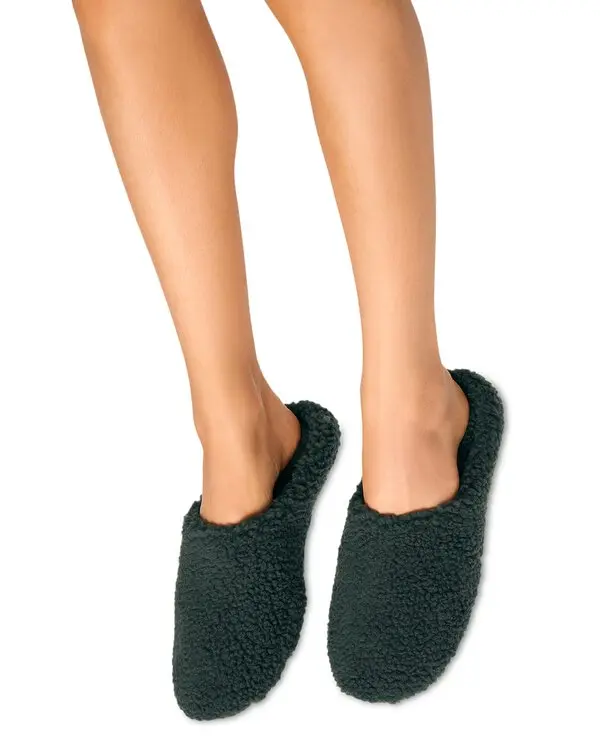 Eberjey Fleece Slippers - Pine