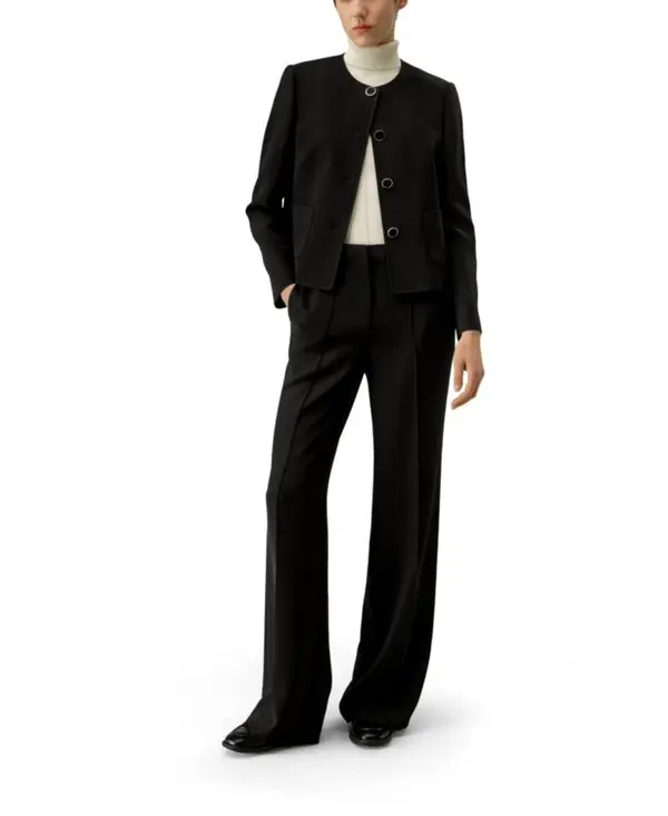 Lilysilk Tailored Boxy Jacket - Black