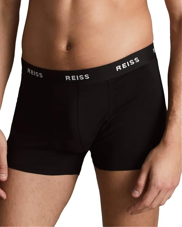 REISS Heller Boxer Briefs, Pack Of 3 - Black