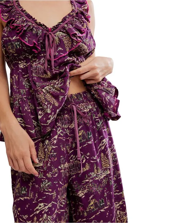 Free People Tangled Lights Printed Pajama Set