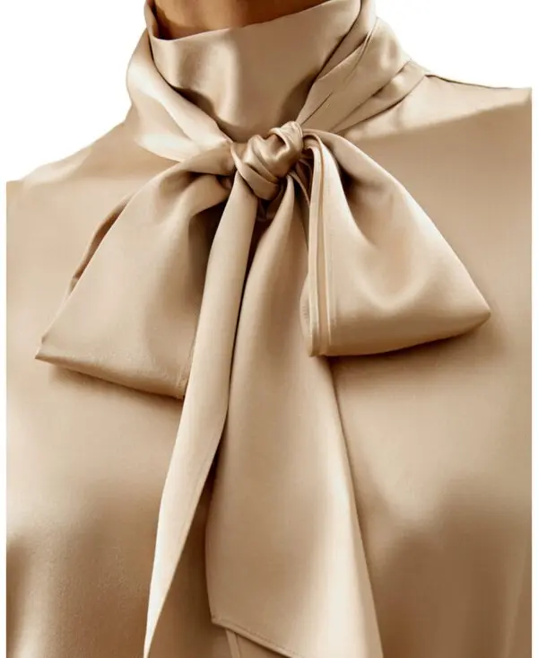 Lilysilk Sleeveless Tie-neck Silk Blouse