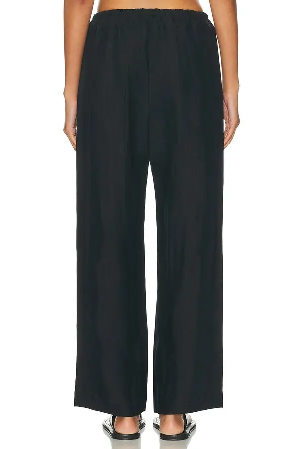 DEIJI STUDIOS Double Waist Linen Pant