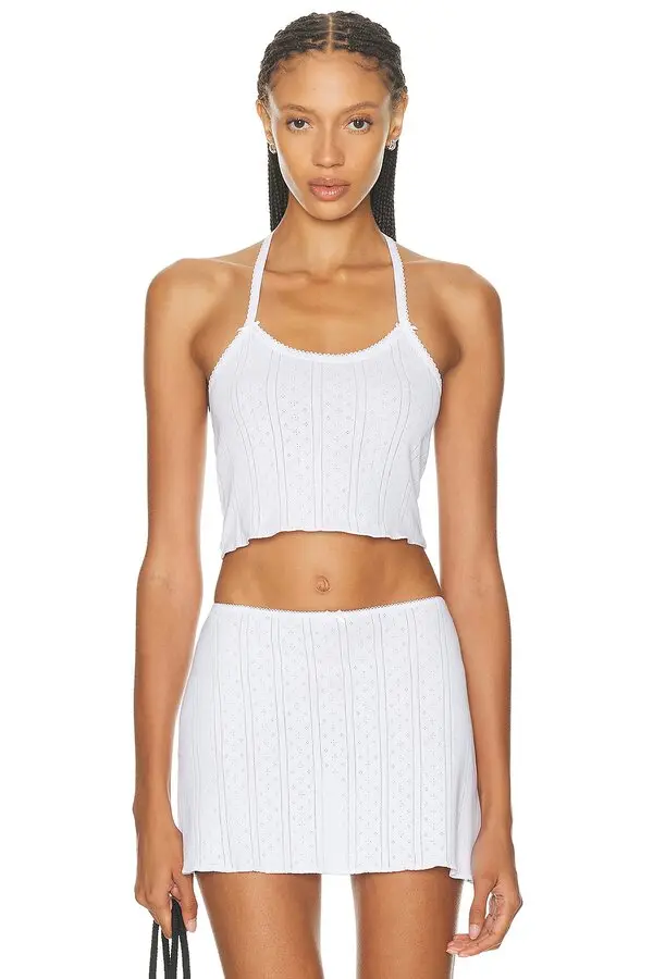 COU COU The Halter Top - White