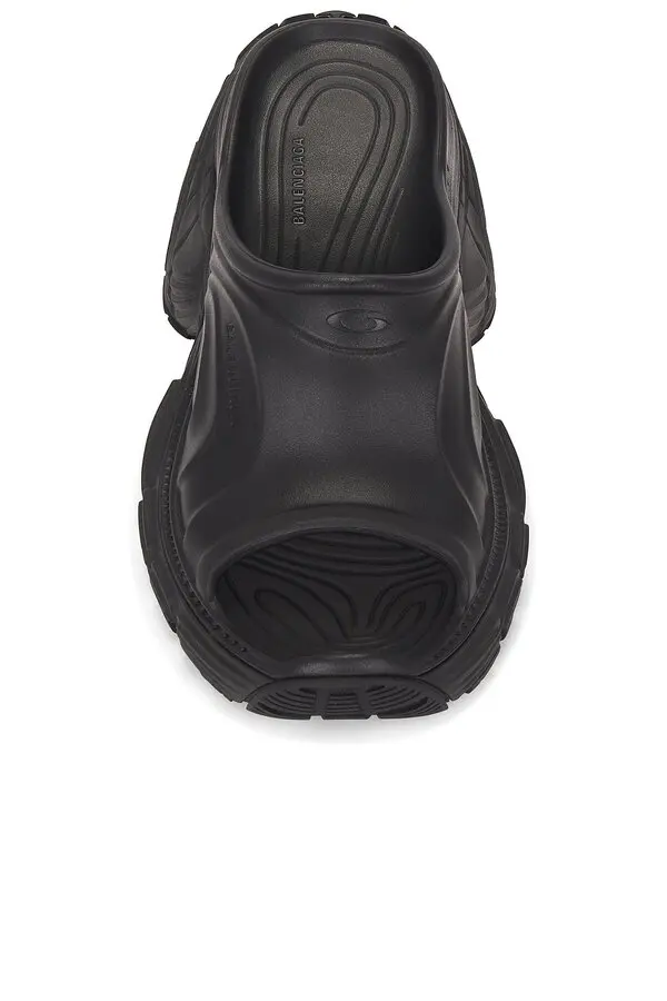 Balenciaga 6xl Molded Rubber Slide Sandals