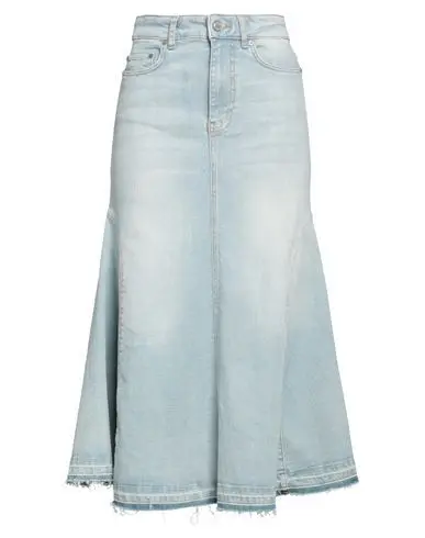 GANNI Denim Flared Skirt