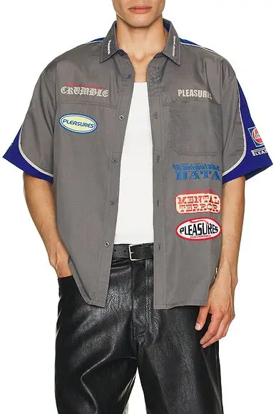 PLEASURES Terror Button Up Shirt
