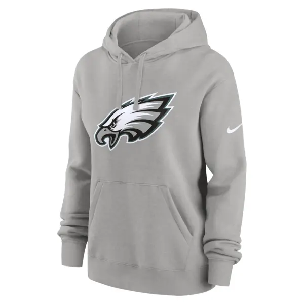 Nike Philadelphia Eagles Club Nfl Pullover Hoodie - Grey