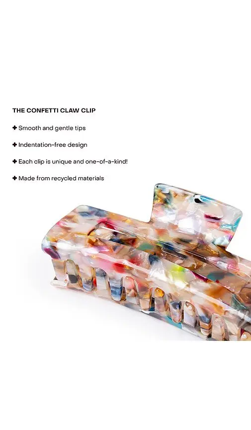 EVERIST Large Confetti Claw Clip