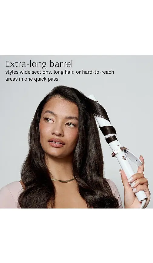 T3 Singlepass Curl X 1.5 Ceramic Extra-long Barrel Curling Iron - Satin Blush