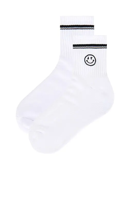 Junk Food Smiley Sock