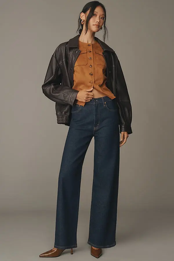AGOLDE Ren High-rise Wide-leg Jeans - Reissue