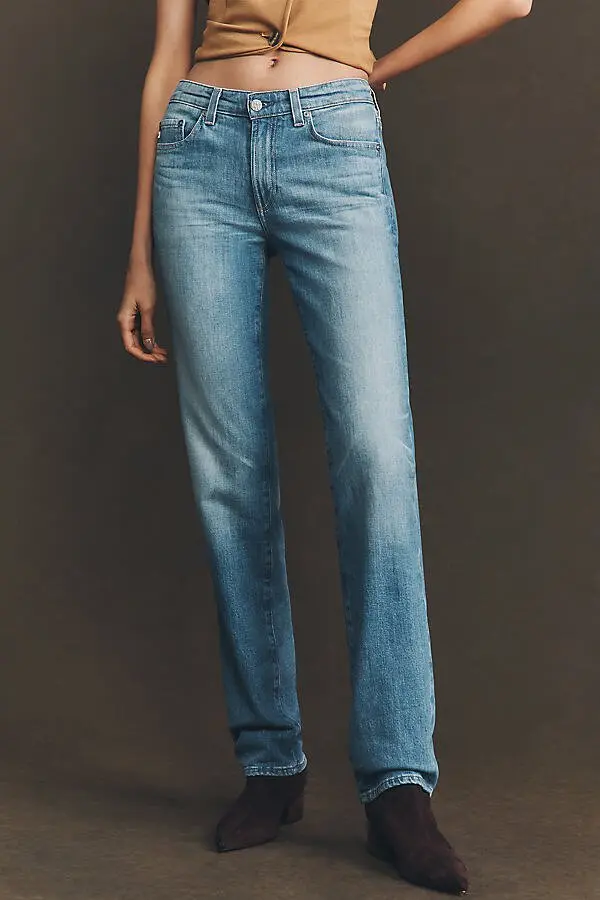 Ag Sandra Mid-rise Straight Leg Jeans