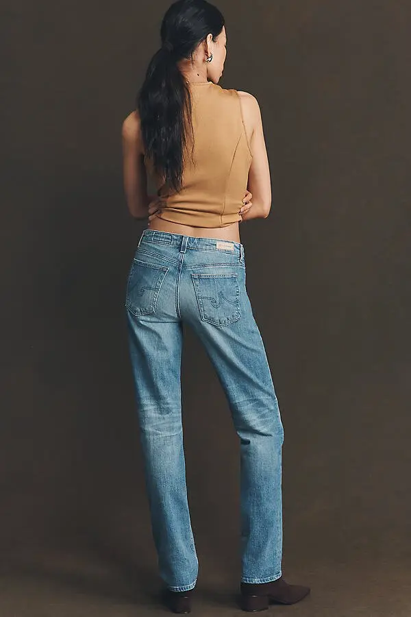 Ag Sandra Mid-rise Straight Leg Jeans