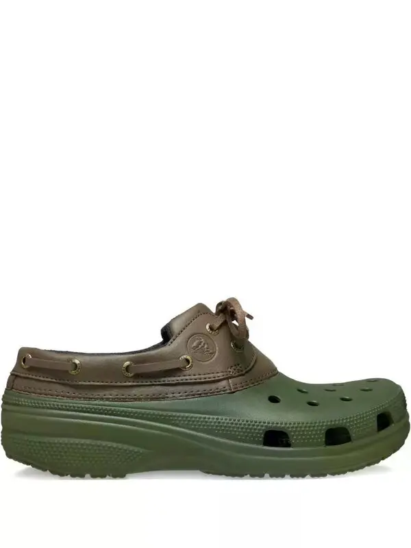 CROCS Classic Islander Boat Slides - Green