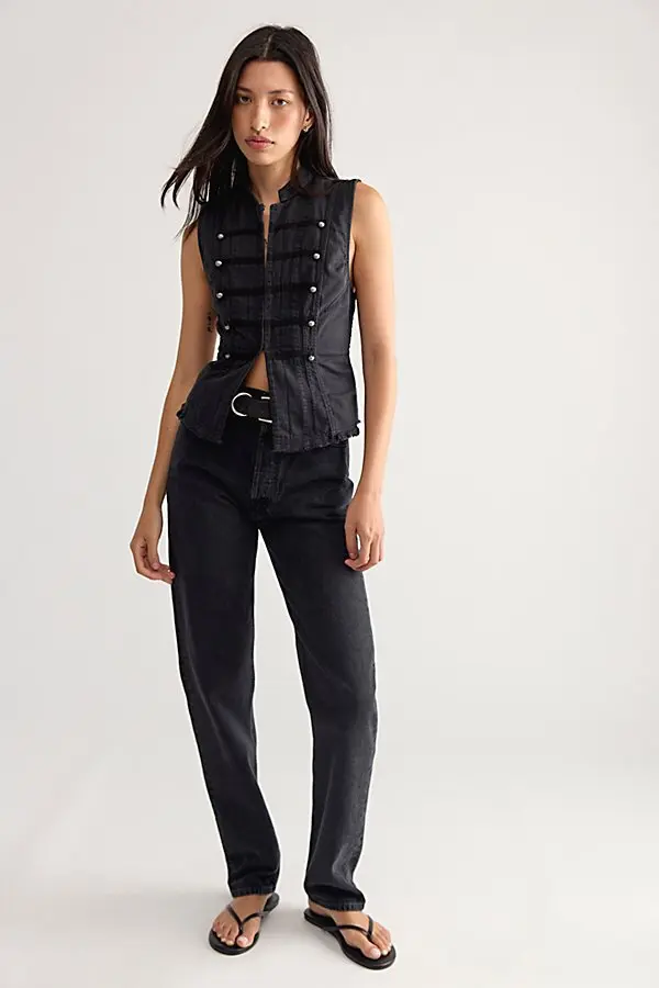 AGOLDE 90s Pinch Waist Long Jeans - Vanta