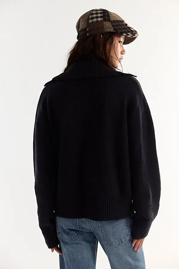 Free People Trading Up Polo - Black
