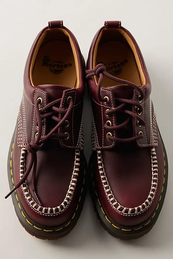 Dr. Martens Lowell Boat Shoes - Cherry Red