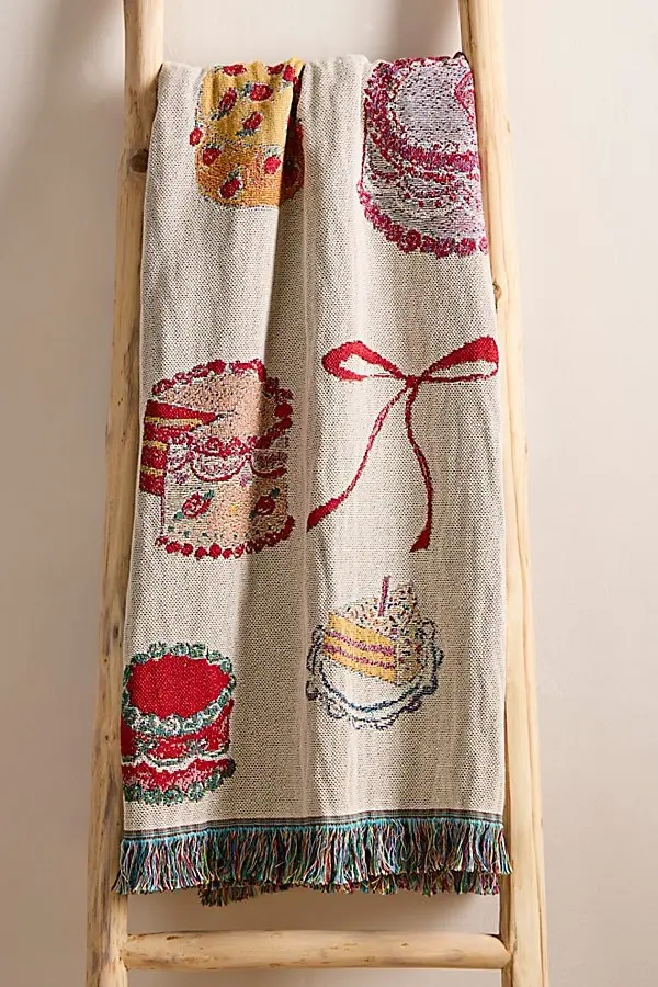 OLIVIA WENDEL TEXTILES A Piece Of Cake Blanket