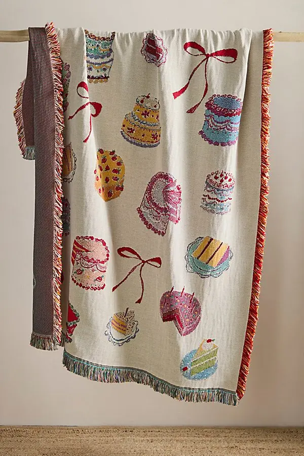 OLIVIA WENDEL TEXTILES A Piece Of Cake Blanket