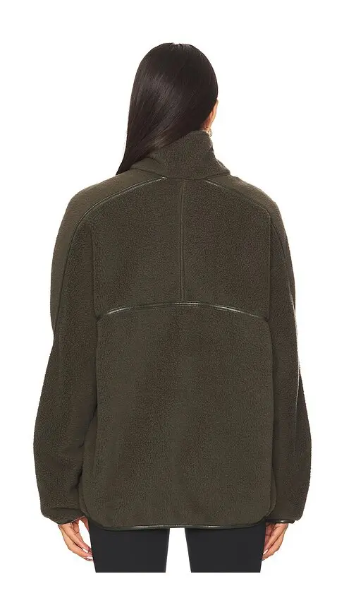 LAMARQUE Helsa Fleece Sweater - Olive