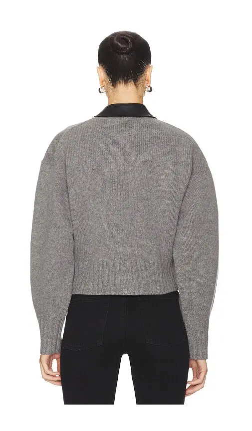 Simkhai Zofia Zipper Cardigan - Grey