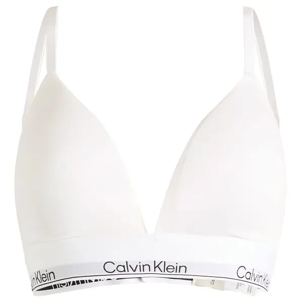 Calvin Klein Icon Lightly Lined Triangle Bra - White