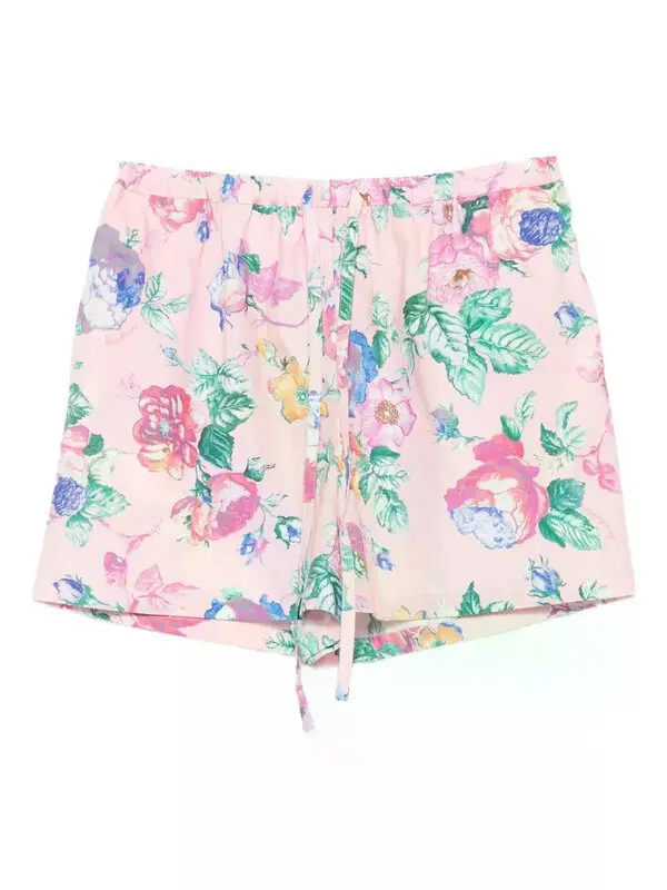 Moschino Floral Drawstring Shorts