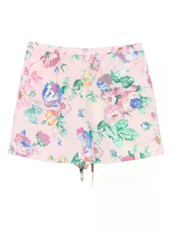 Moschino Floral Drawstring Shorts