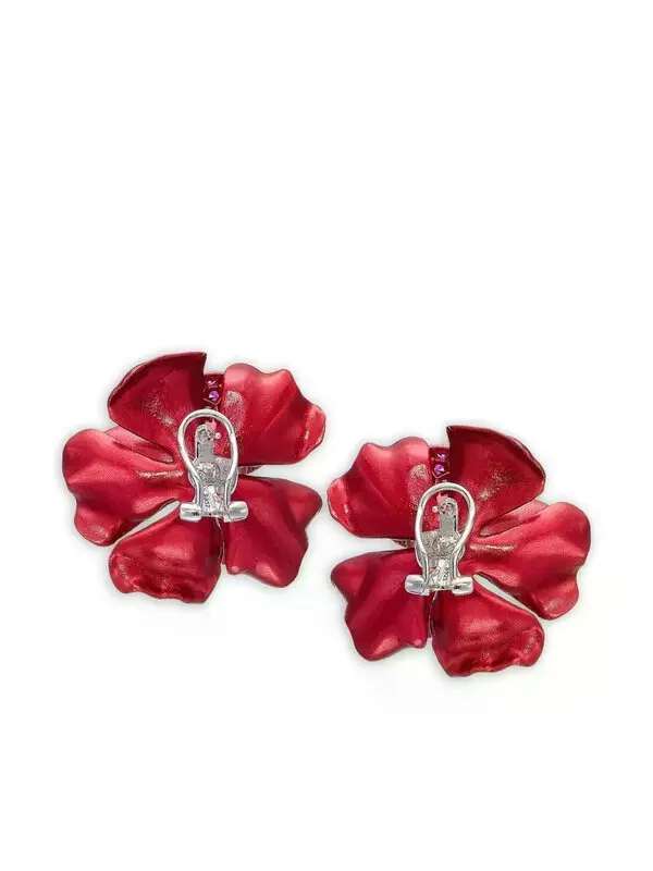 ANABELA CHAN Carnelia Ruby And Topaz Floral Earrings
