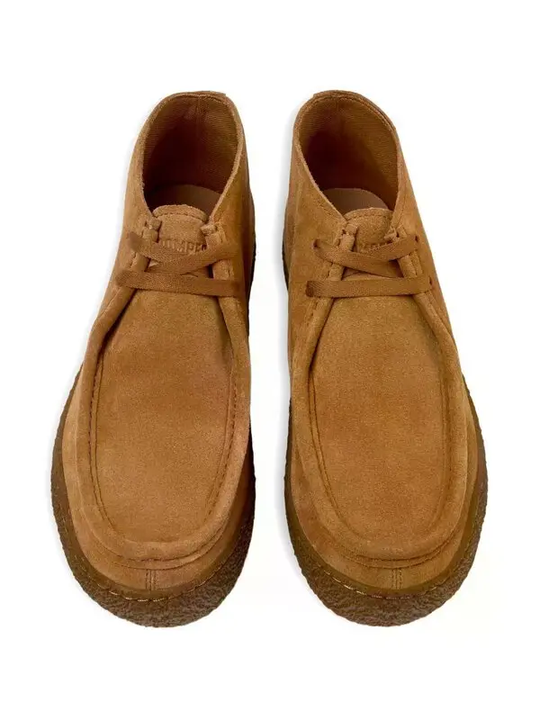 Camper Peu Terreno Suede Lace-up Desert Boots - Brown